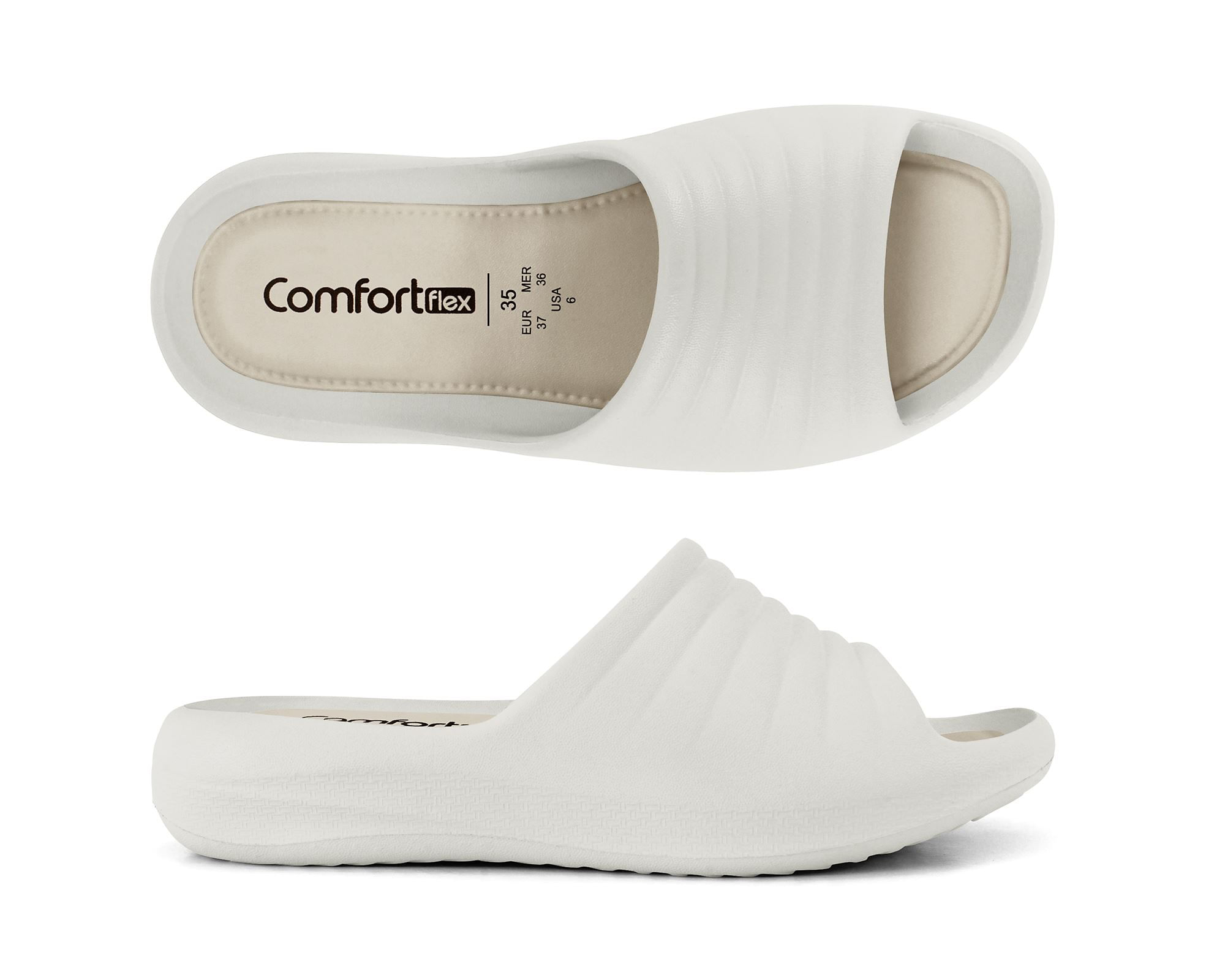 Slide Comfortflow Névoa - Marketplace Comfortflex | Moda, Conforto ...